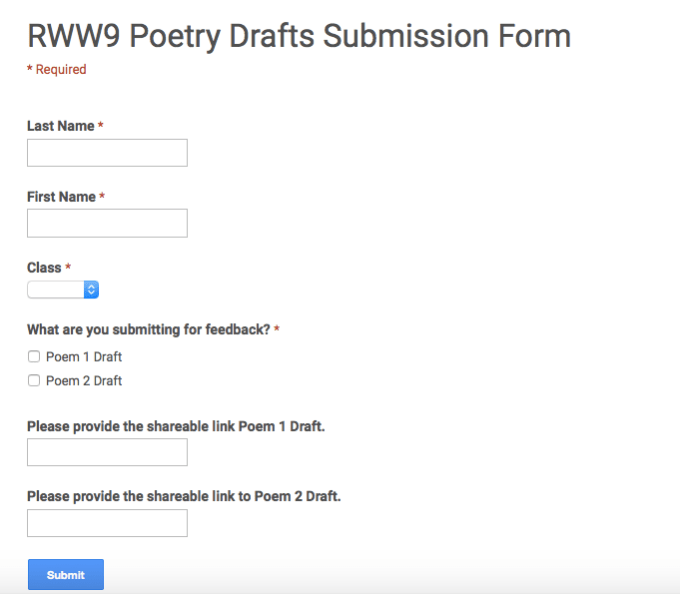 Writing Workshop Workflow: A System for Tracking Student Progress in ...