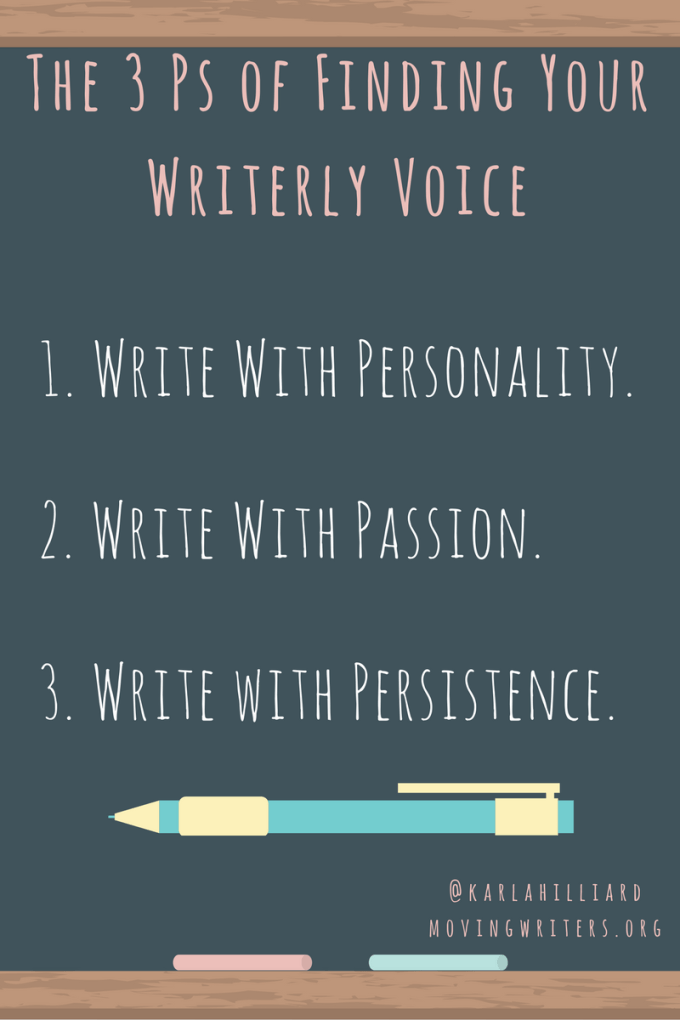 Voice Lessons: Helping Students Find Their Writerly Voices – moving writers