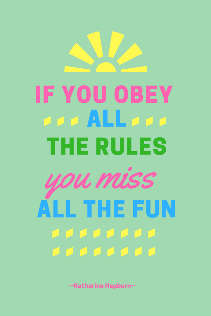 Breaking Rules Like a Pro – moving writers