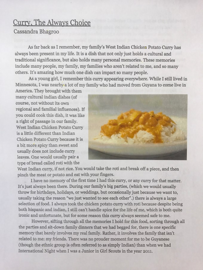 The Food Memory Narrative – moving writers