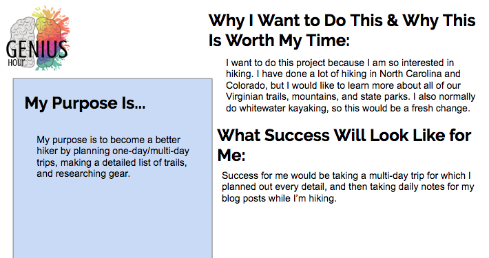 Genius Hour + Writing Workshop: Finding, Developing, and Pitching Ideas ...