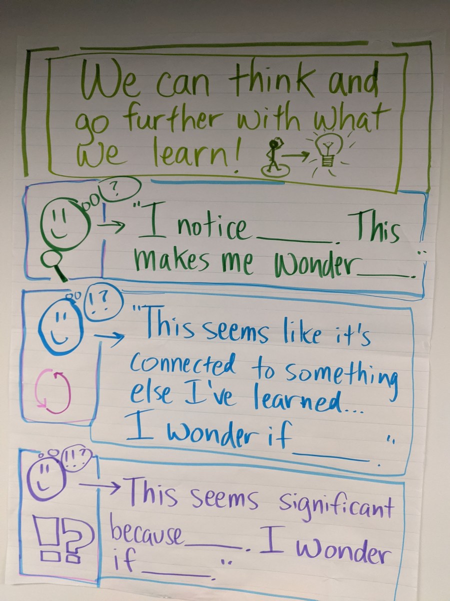 Inquiry Lab: Anchor Charts that Help Students Go Further – moving writers